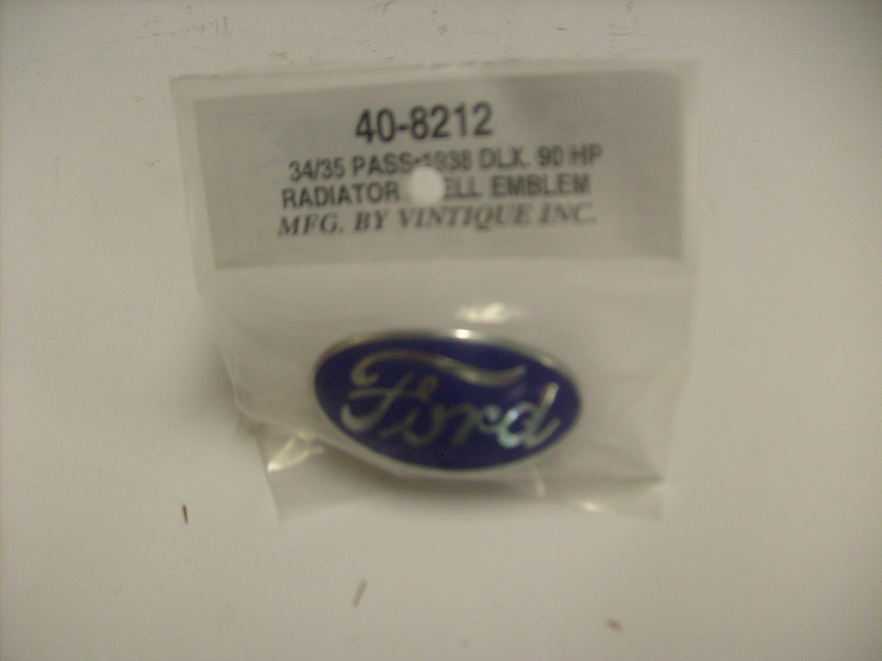 RADIATOR SHELL EMBLEM 1934-35 & 1938 DLX - Early Times Autos | Hot Rod ...